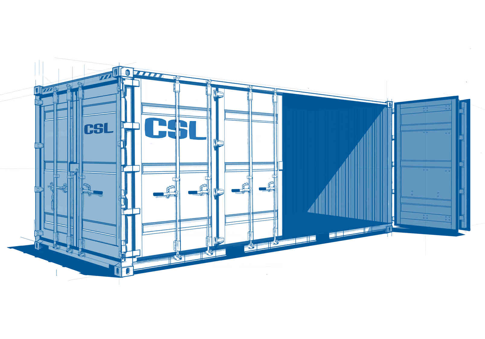 20ft Side Opening Shipping Containers for Sale & Hire | CSL Containers