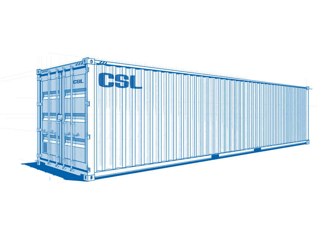 40ft High Cube Shipping Containers for Sale & Hire | CSL Containers